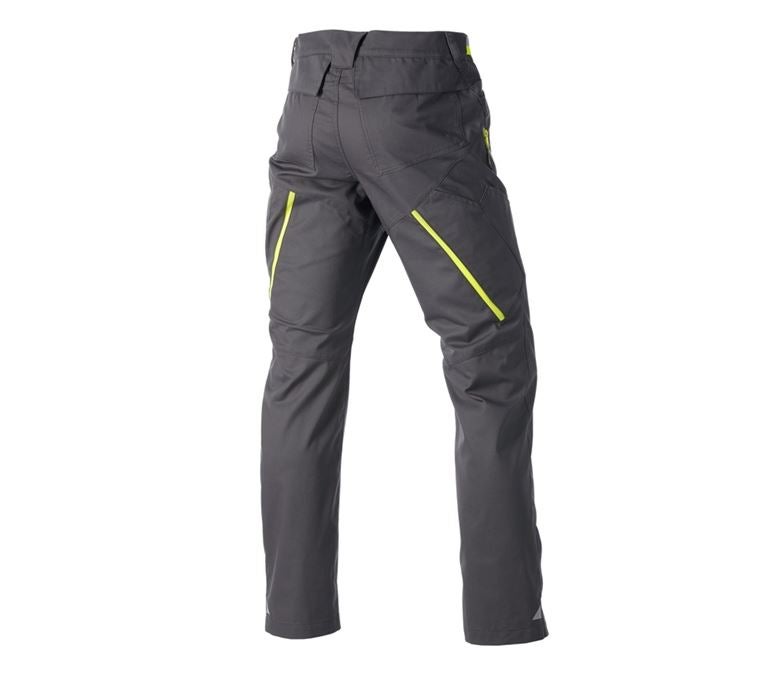 Multipocket-Hose e.s.ambition anthrazit/warngelb | Strauss