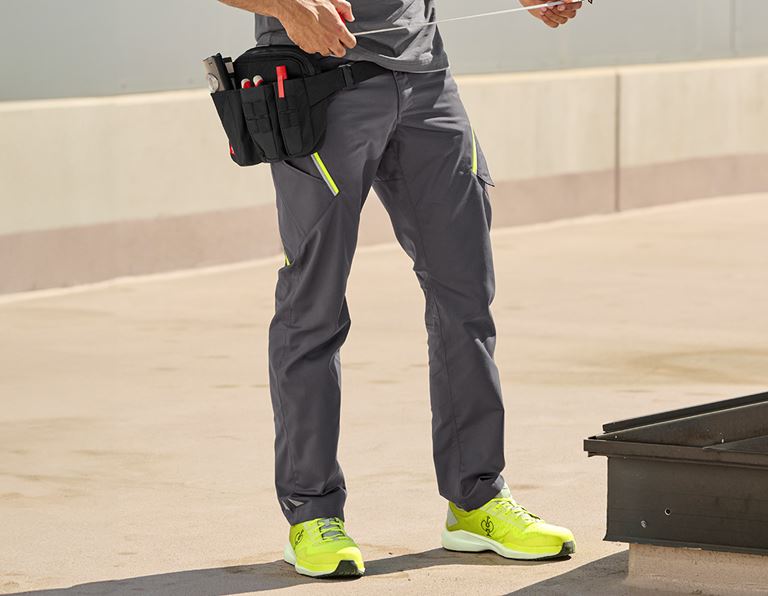 Multipocket-Hose e.s.ambition anthrazit/warngelb | Strauss