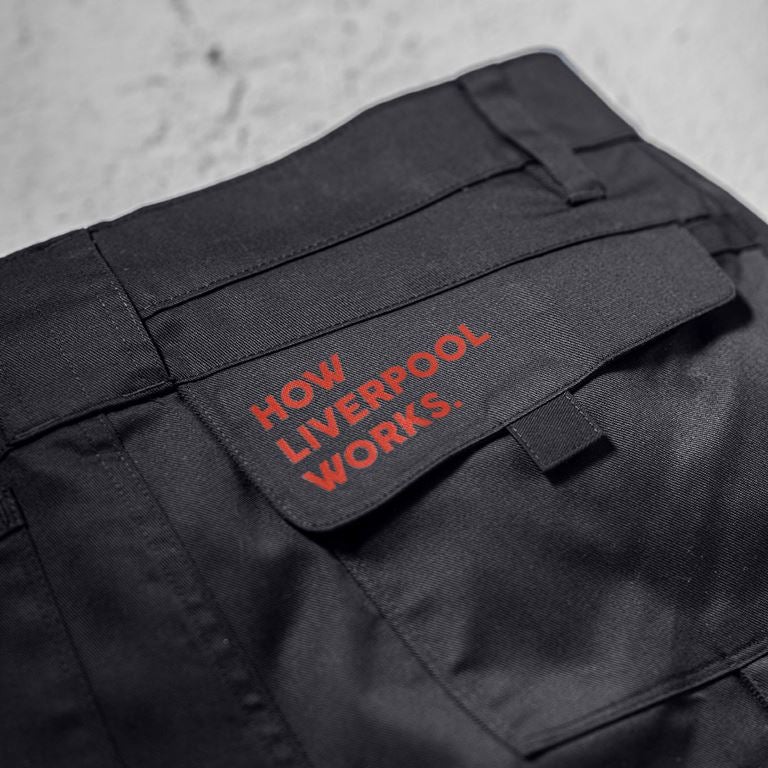 LFC Work Trousers black/straussred | Strauss