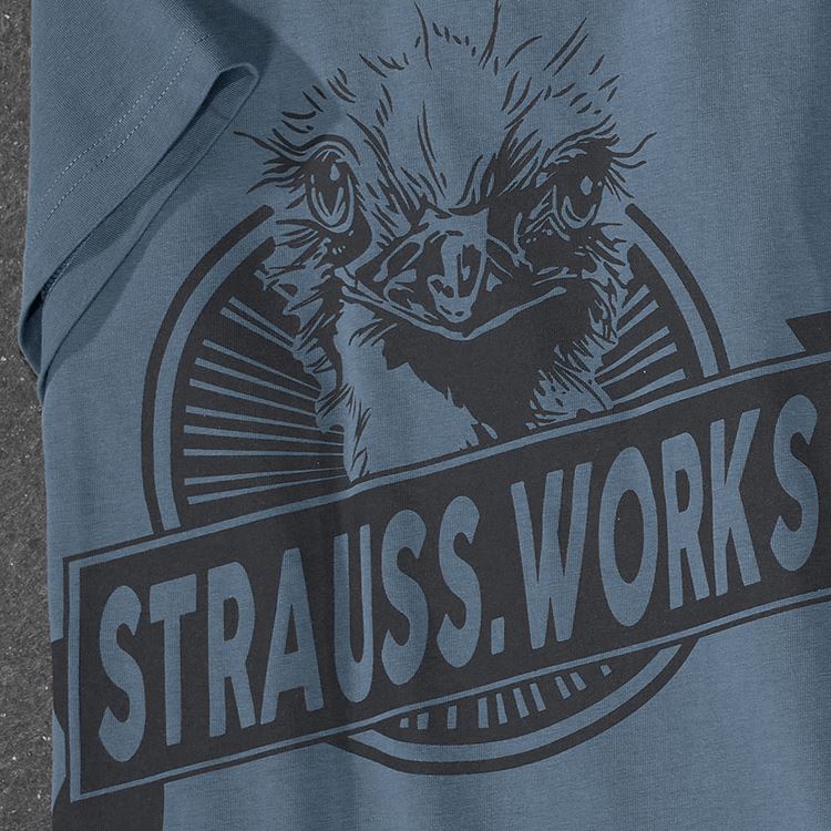 T-Shirt e.s.iconic works oxidblau | Strauss