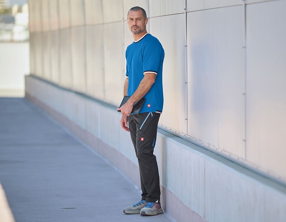 Multipocket-Hose e.s.ambition graphit/enzianblau | Strauss