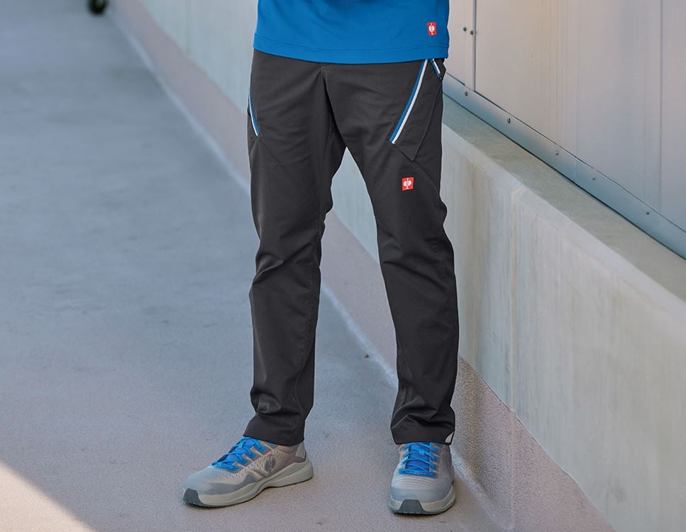 Multipocket-Hose e.s.ambition graphit/enzianblau | Strauss