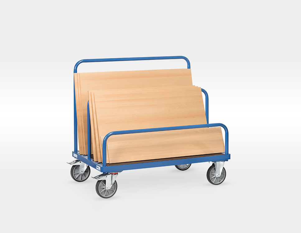 Plattenwagen für Einsteckbügel | Strauss