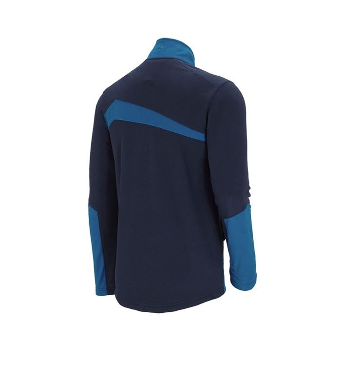 Fleece Troyer e.s.motion 2020 dunkelblau/atoll | Strauss