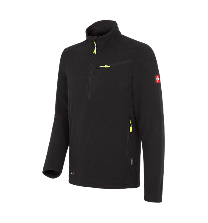 Fleece Troyer e.s.motion 2020 schwarz | Strauss