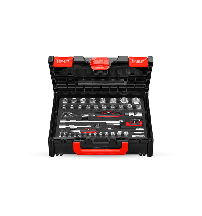 Steckschl.-Satz 1/4 + 1/2" Classic in STRAUSSbox | Strauss