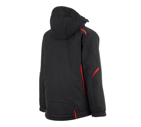 FCB Jacket Kids black/straussred | Strauss