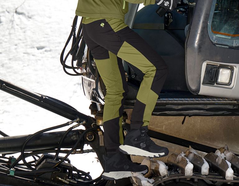 Hybrid Functionele broek e.s.trail, dames jeneverbesgroen/limegroen ...