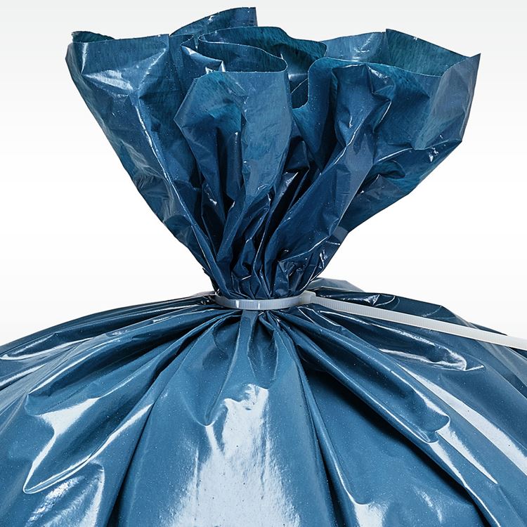 15x Sacs poubelle Goliath bleu, 120l, 100 mμ | Strauss