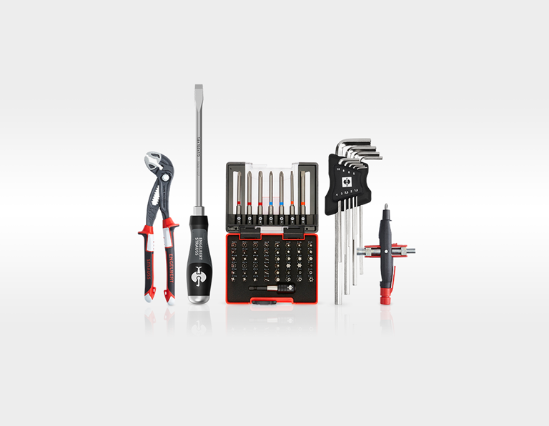 Werkzeug-Set Elektro Meister pro + Werkzeugtrolley | Strauss