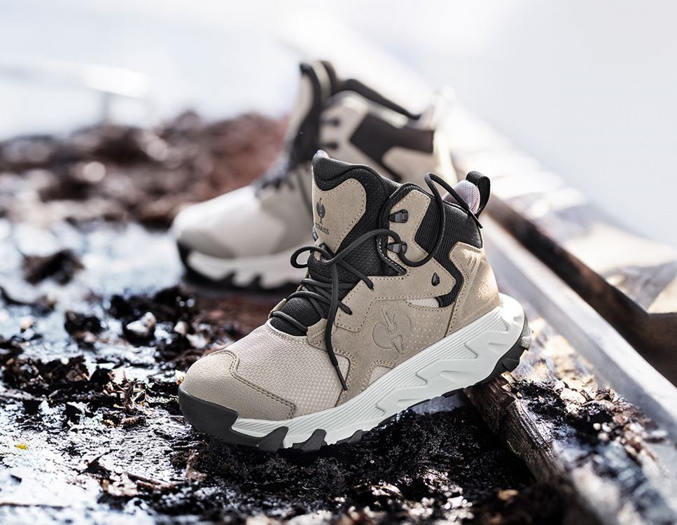 O6 Berufsschuhe e.s. Rimini mid delphingrau/kristallgrau | Strauss