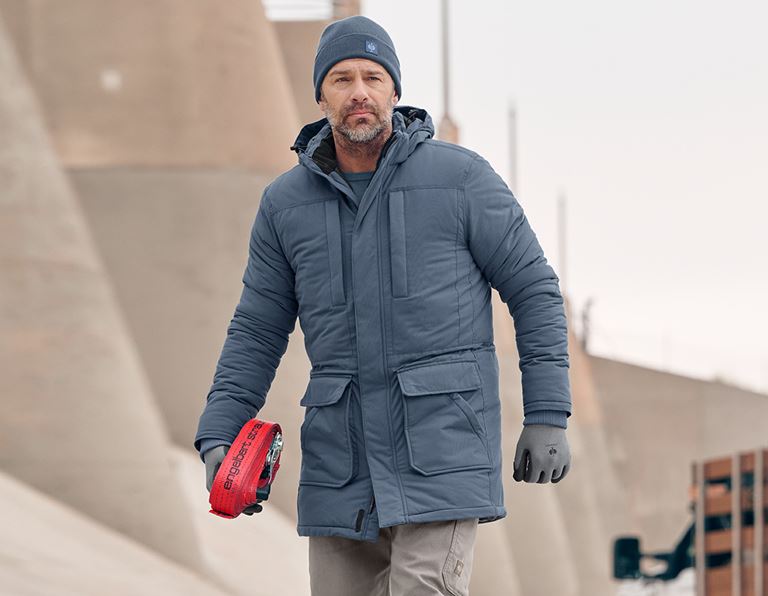 Parka e.s.iconic oxidově modrá | Strauss