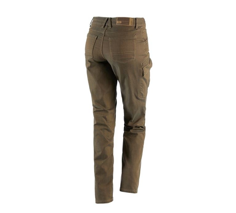 Cargo kalhoty e.s.vintage, dámské sépiová | Strauss