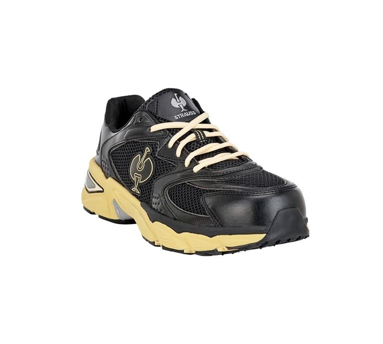 S1 Sicherheitsschuhe e.s. St. Louis low schwarz/sand | Strauss