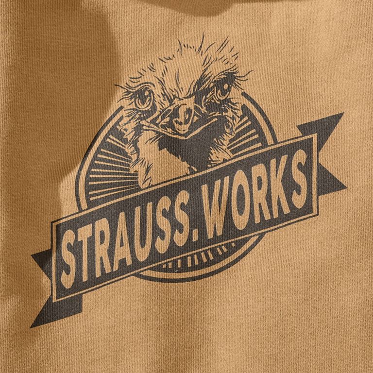 Hoody-Sweatshirt e.s.iconic works, Kinder mandelbraun | Strauss