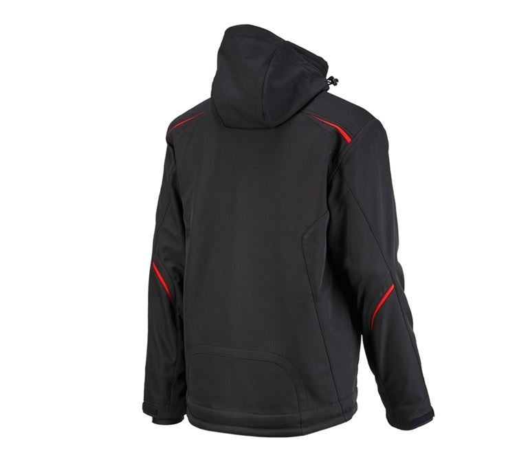 FCB Work Jacket black/straussred | Strauss