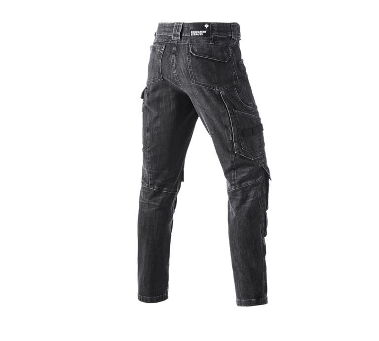 Cargo Worker-Jeans e.s.concrete blackwashed | Strauss