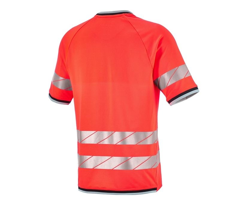 Warnschutz Funktions T-Shirt e.s.ambition warnrot/schwarz | Strauss