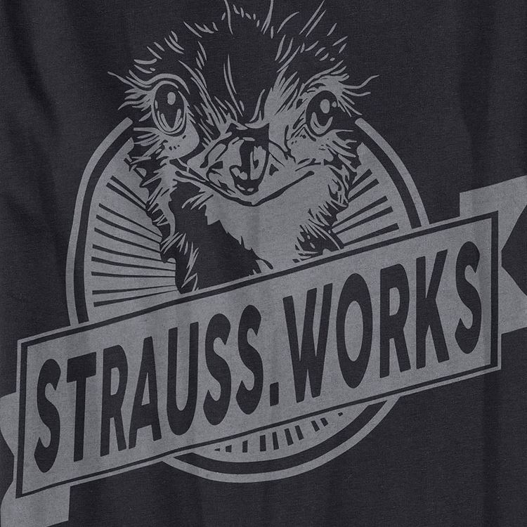 T-Shirt e.s.iconic works schwarz | Strauss