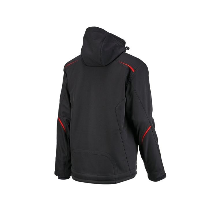 FCB Work Jacket black/straussred | Strauss
