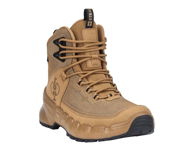 O6 Chaussures de travail e.s. Brixen mid brun amande | Strauss