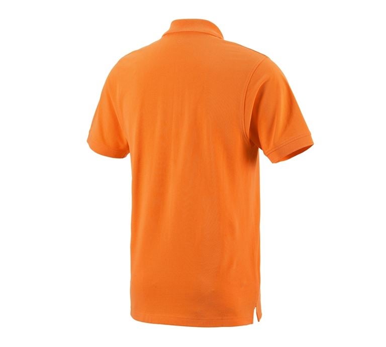 e.s. Polo-Shirt cotton Pocket orange | Strauss