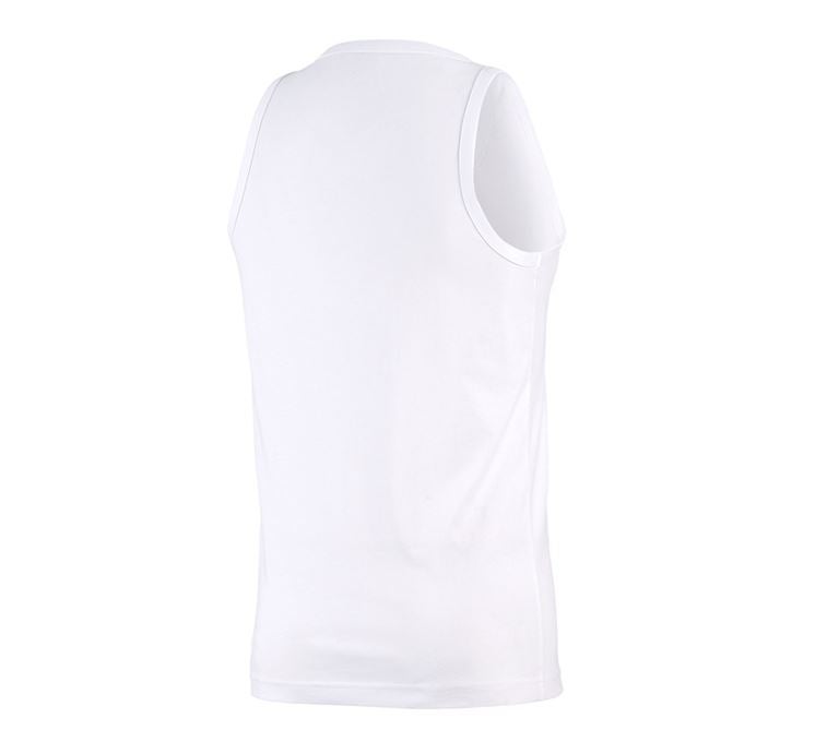 e.s. Athletic-Shirt cotton weiß | Strauss