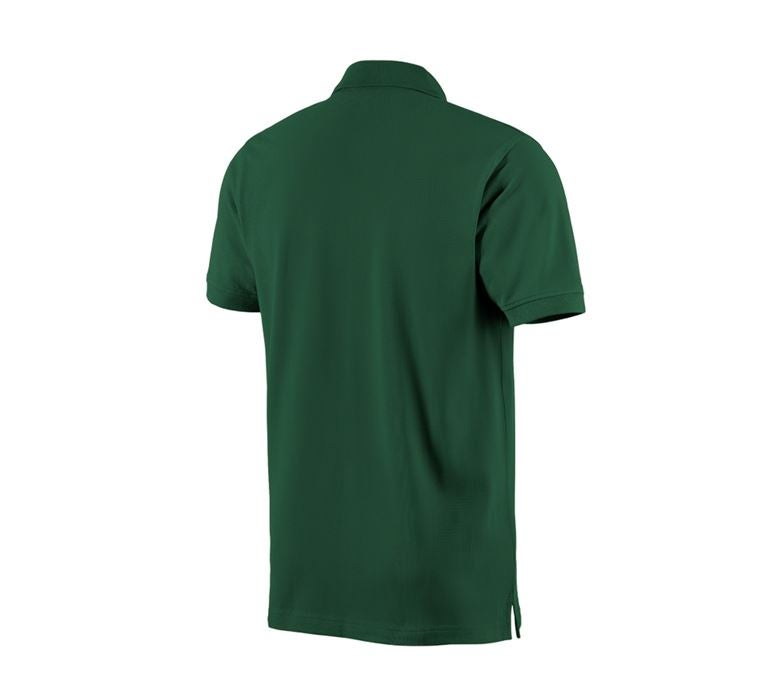 e.s. Polo-Shirt cotton grün | Strauss