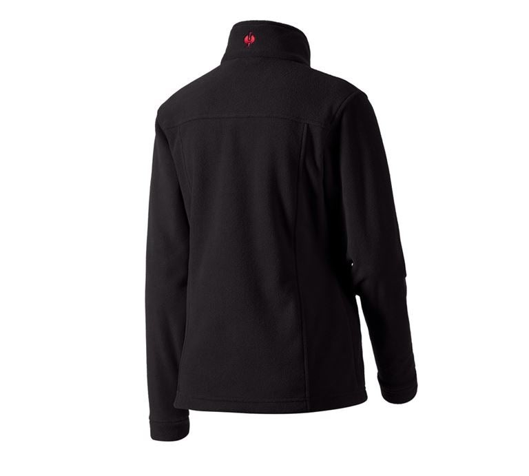 Damenfleecejacke e.s.classic schwarz | Strauss