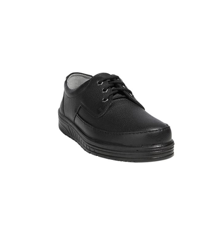 ABEBA O2 Hommes Chaussures à lacets Kai noir | Strauss