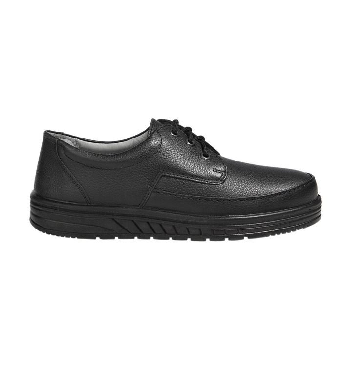 ABEBA O2 Hommes Chaussures à lacets Kai noir | Strauss