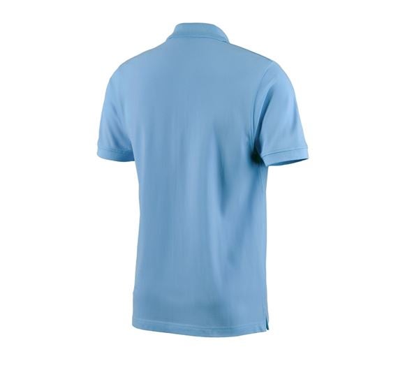 e.s. Polo cotton bleu azur | Strauss