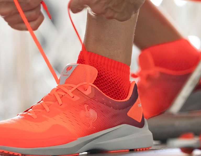 e.s. All-season socks function light/low high-vis red/black | Strauss