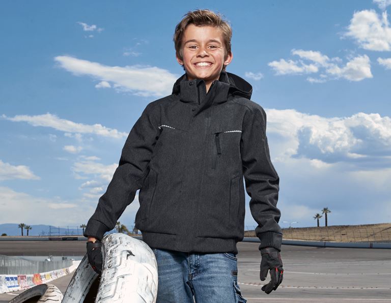 Winter functional pilot jacket e.s.motion denim,c. graphite | Strauss