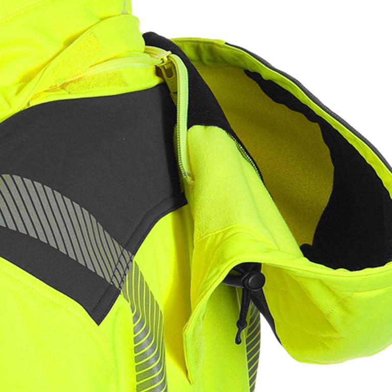 High-vis softshell jacket e.s.motion high-vis yellow/anthracite | Strauss