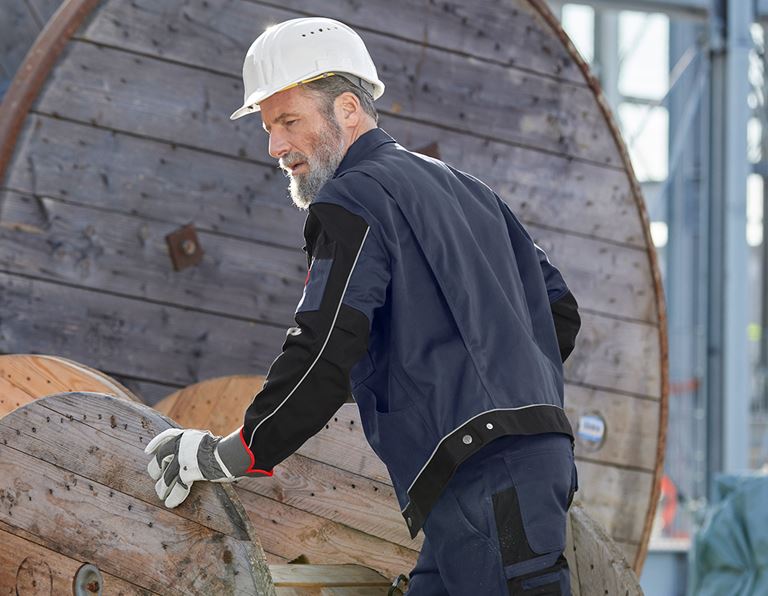 Work jacket e.s.image navy/black | Strauss