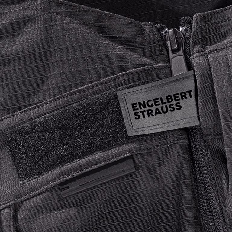 Bib & Brace e.s.concrete solid black | Strauss