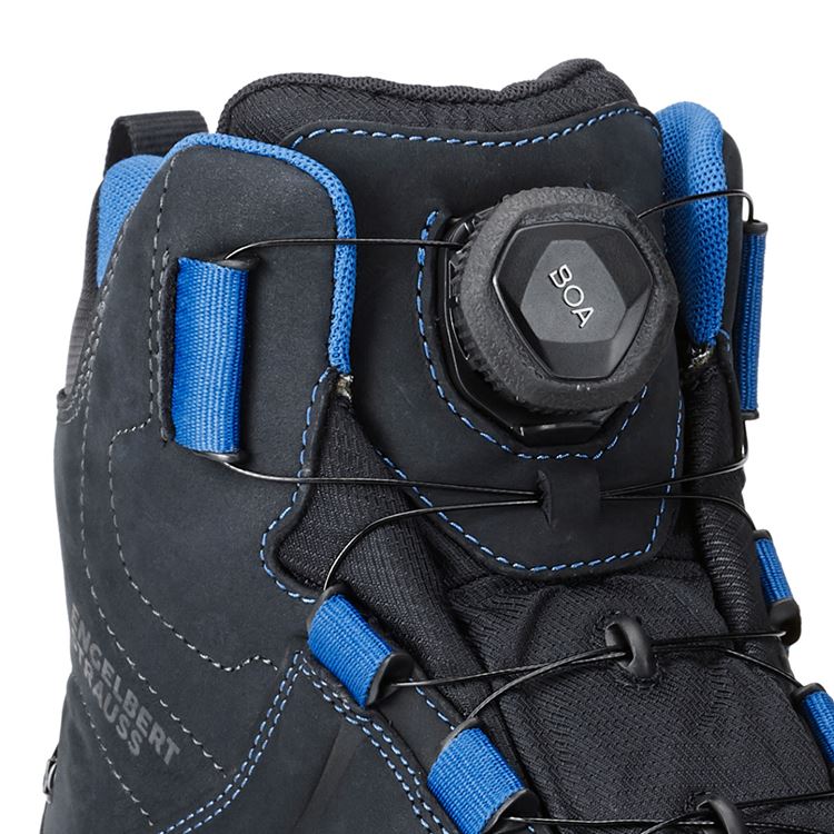 e.s. O2 Work shoes Tethys mid graphite/gentianblue | Strauss