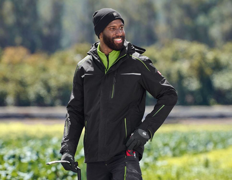 3 in 1 functional jacket e.s.motion 2020, men's black/seagreen | Strauss