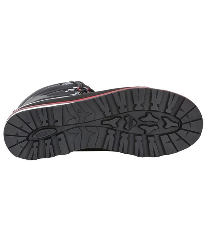 e.s. S3 Safety boots Polyxo high black/red | Strauss