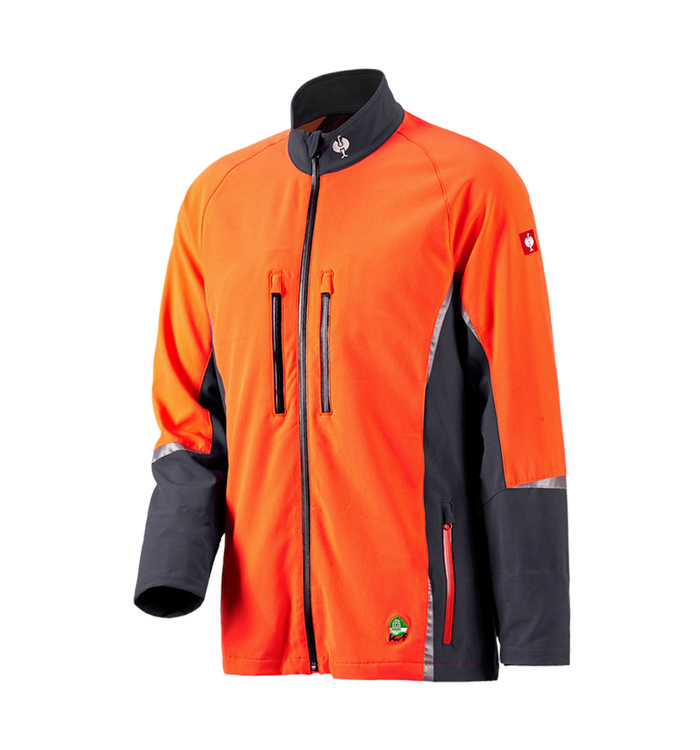 e.s. Forestry jacket, KWF grey/high-vis orange | Strauss