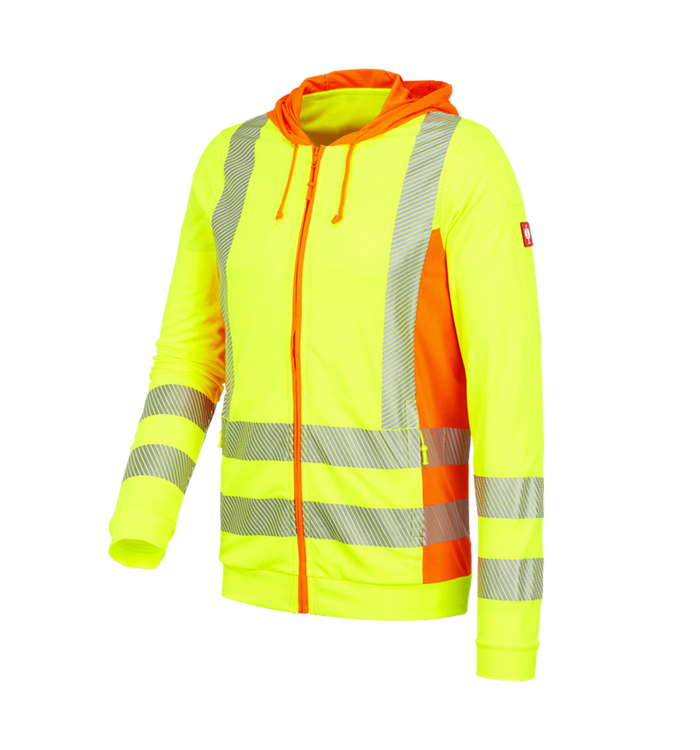 High-vis functional hooded jacket e.s.motion 2020 high-vis yellow/high ...