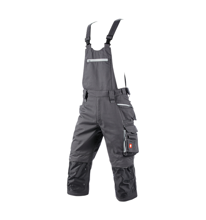 3/4 bib & brace e.s.motion 2020 anthracite/platinum | Strauss