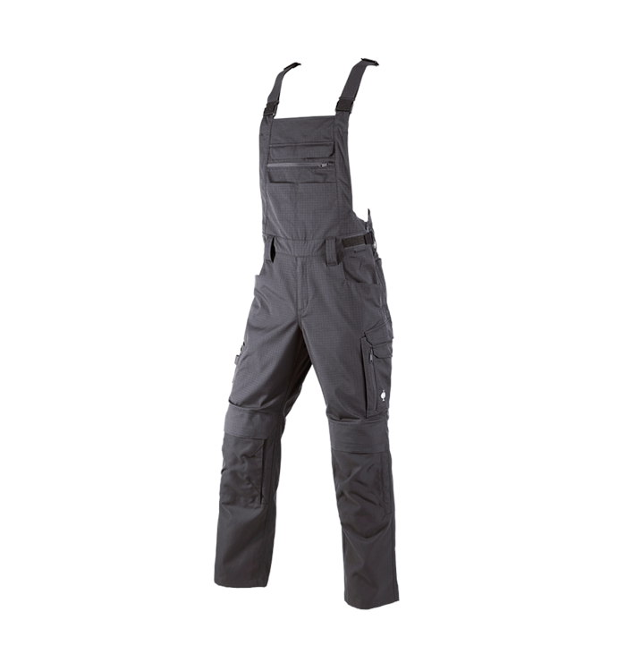 Bib & Brace e.s.concrete solid anthracite | Strauss