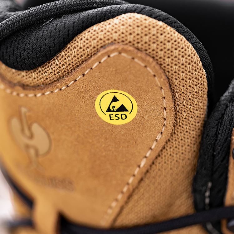 S7S scarpe antinfortunistiche e.s. Turin mid marrone mandorla | Strauss