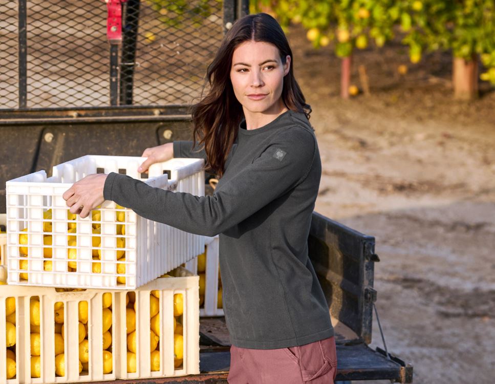 Pullover in maglia e.s.iconic, donna grigio carbone | Strauss