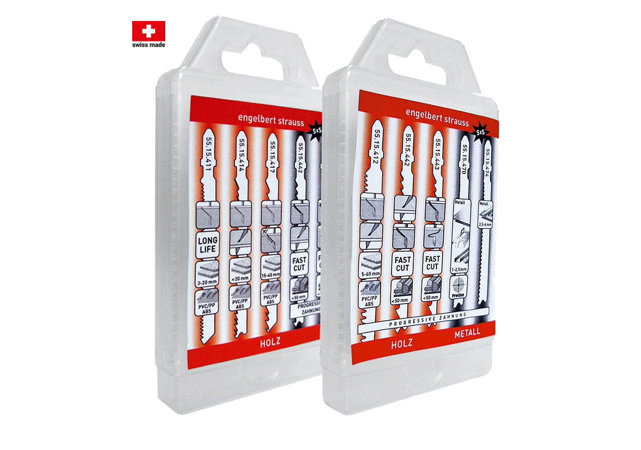 Steekzaagbladen testset, set van 10 | Strauss