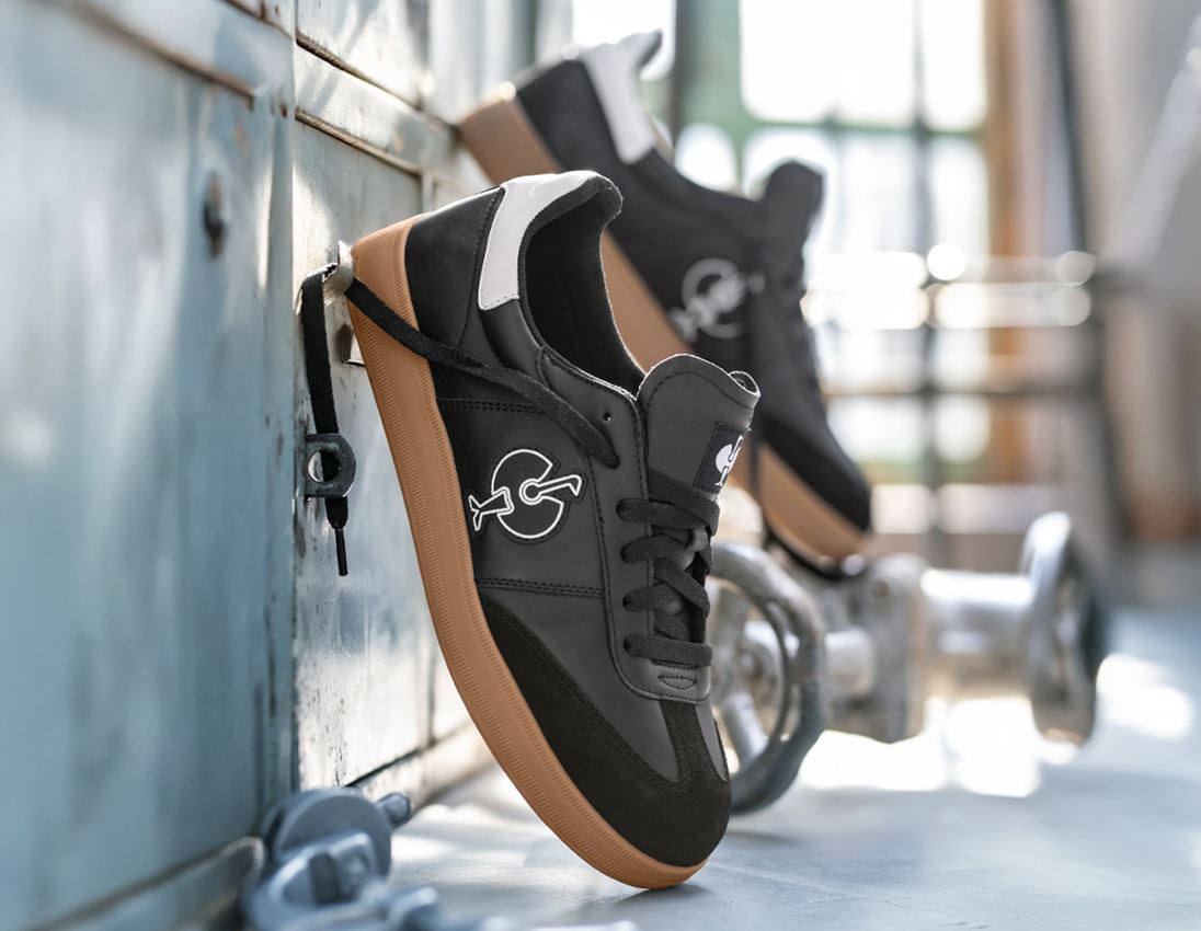 S1 Veiligheidsschoenen e.s. Brooklyn low zwart/wit | Strauss