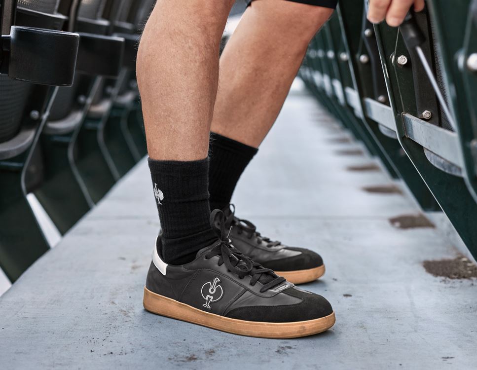 S1 Buty bezpieczne e.s. Brooklyn low czarny/biały | Strauss