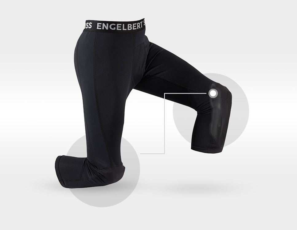 e.s. Knee Pad Pro-Comfort czarny | Strauss